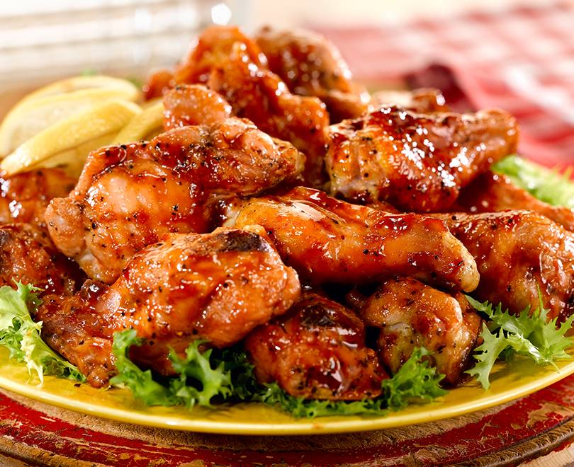 Barbecue Chicken Wings | Sanderson Farms